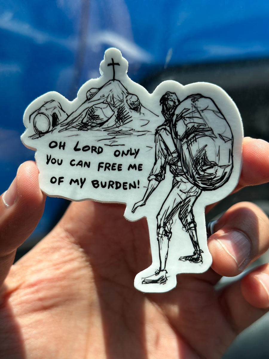 Free Me Of My Burden - Sticker – Deo Gloria Art