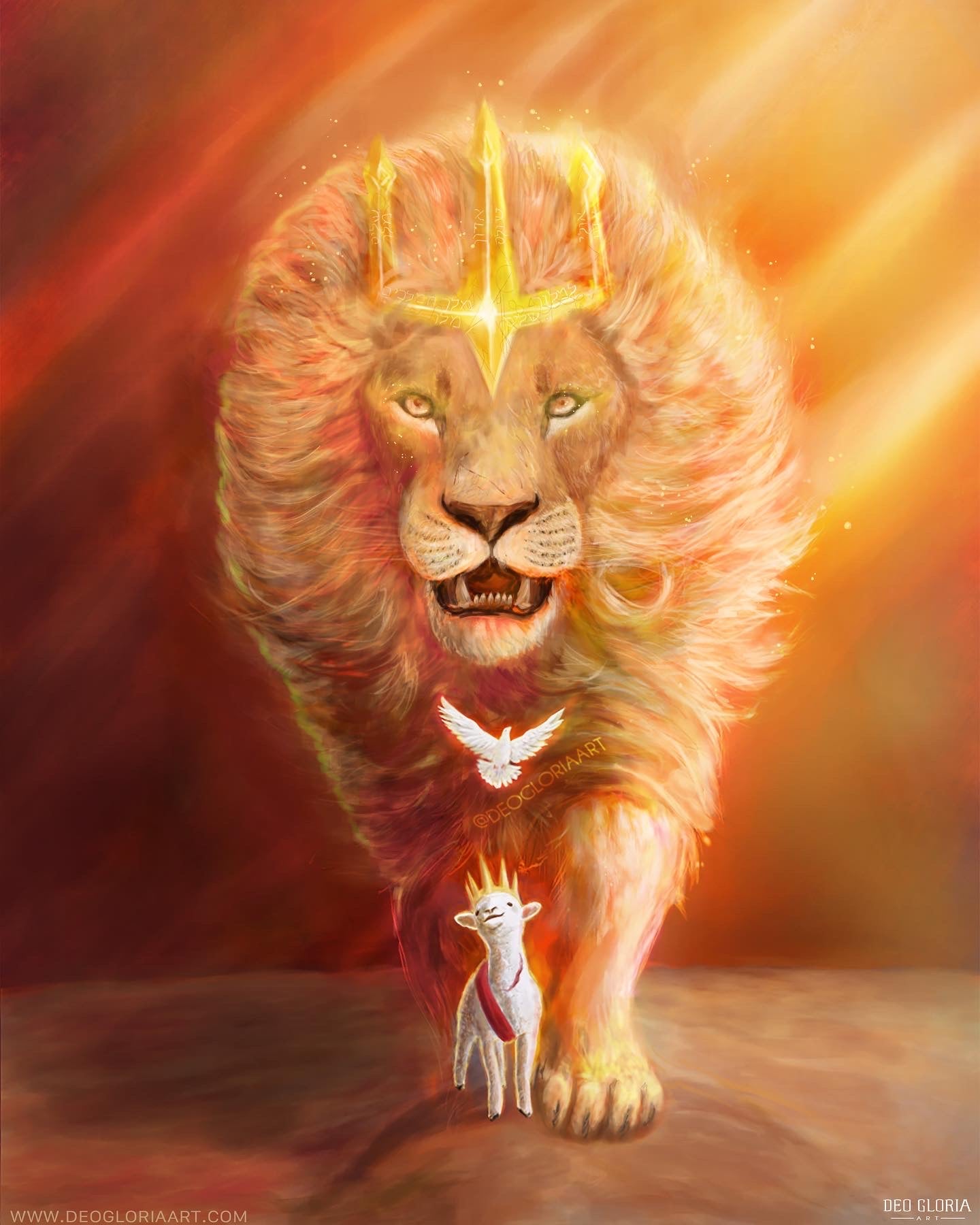 Lion Of Judah Lamb Of God Wallpaper