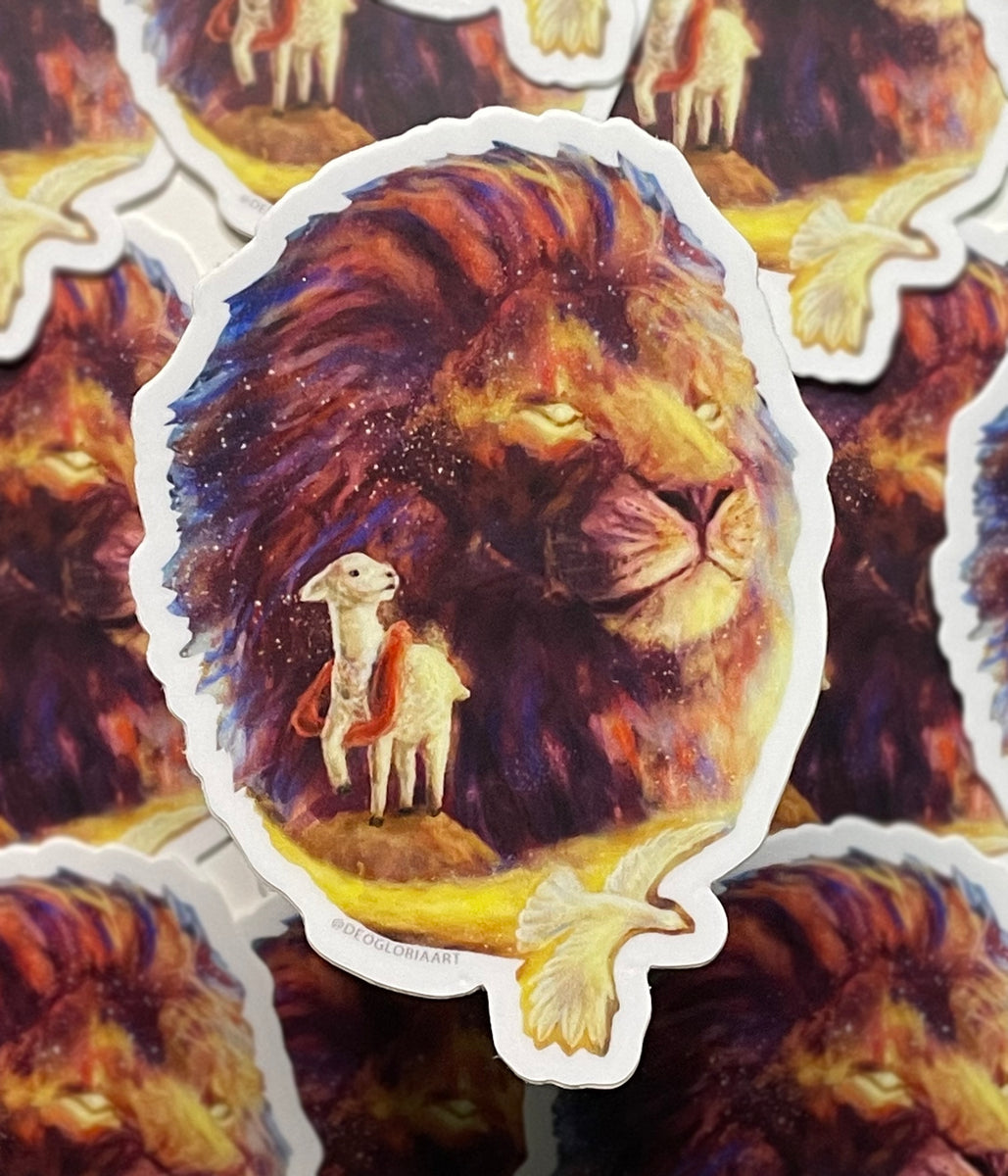 “Messiah” Die-Cut Sticker – Deo Gloria Art